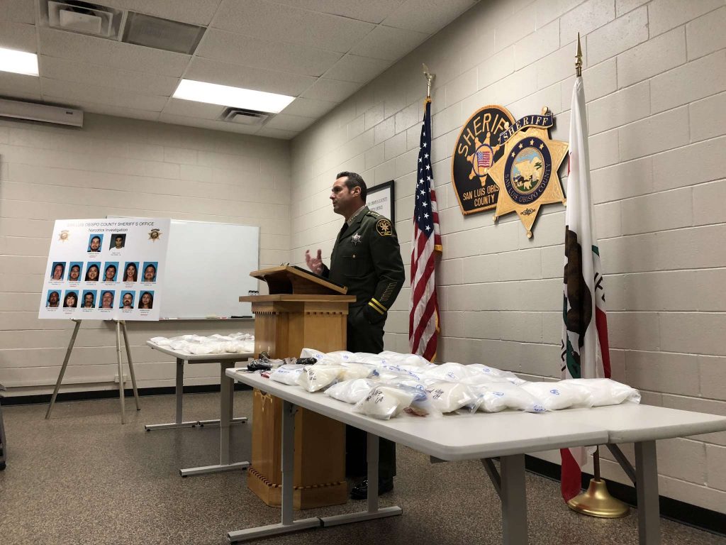 San Luis Obispo Sheriff's Narcotics Unit shut down million dollar meth ...