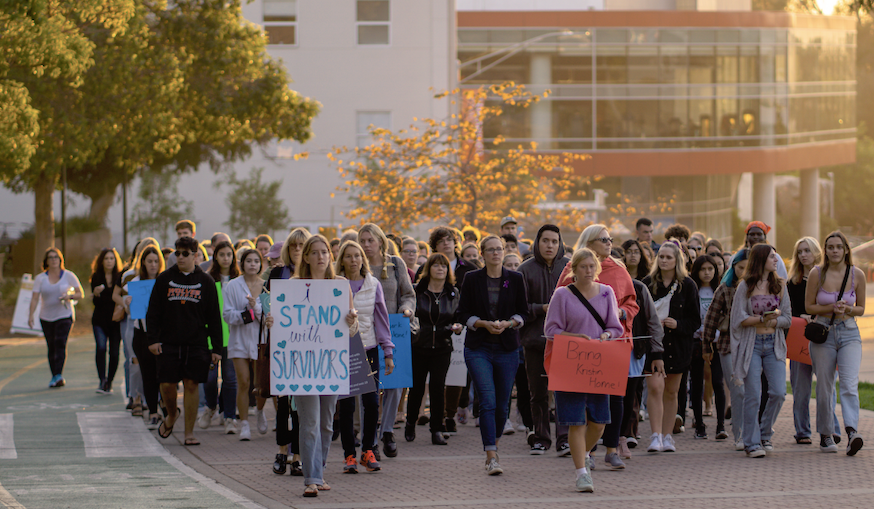 Multimedia: Safer interns hold candlelight vigil for Kristin Smart ...
