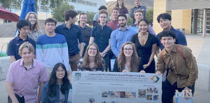 WATCH: Cal Poly students work to create a lower limb exoskeleton ...