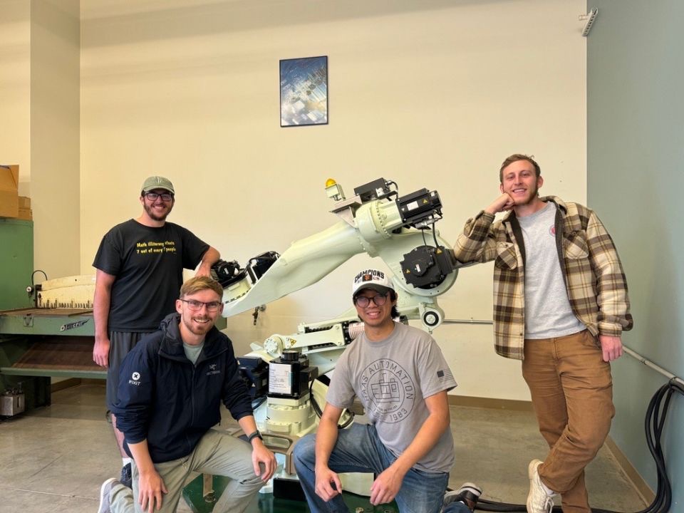 Industrial and manufacturing engineering department receives free robot ...