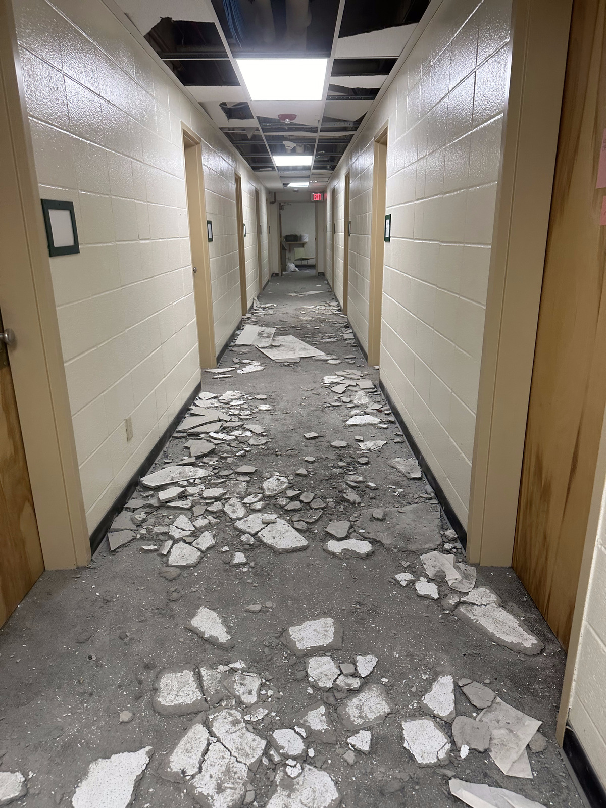 St.Fratty's damages left 300 Muir Hall residents temporarily displaced ...