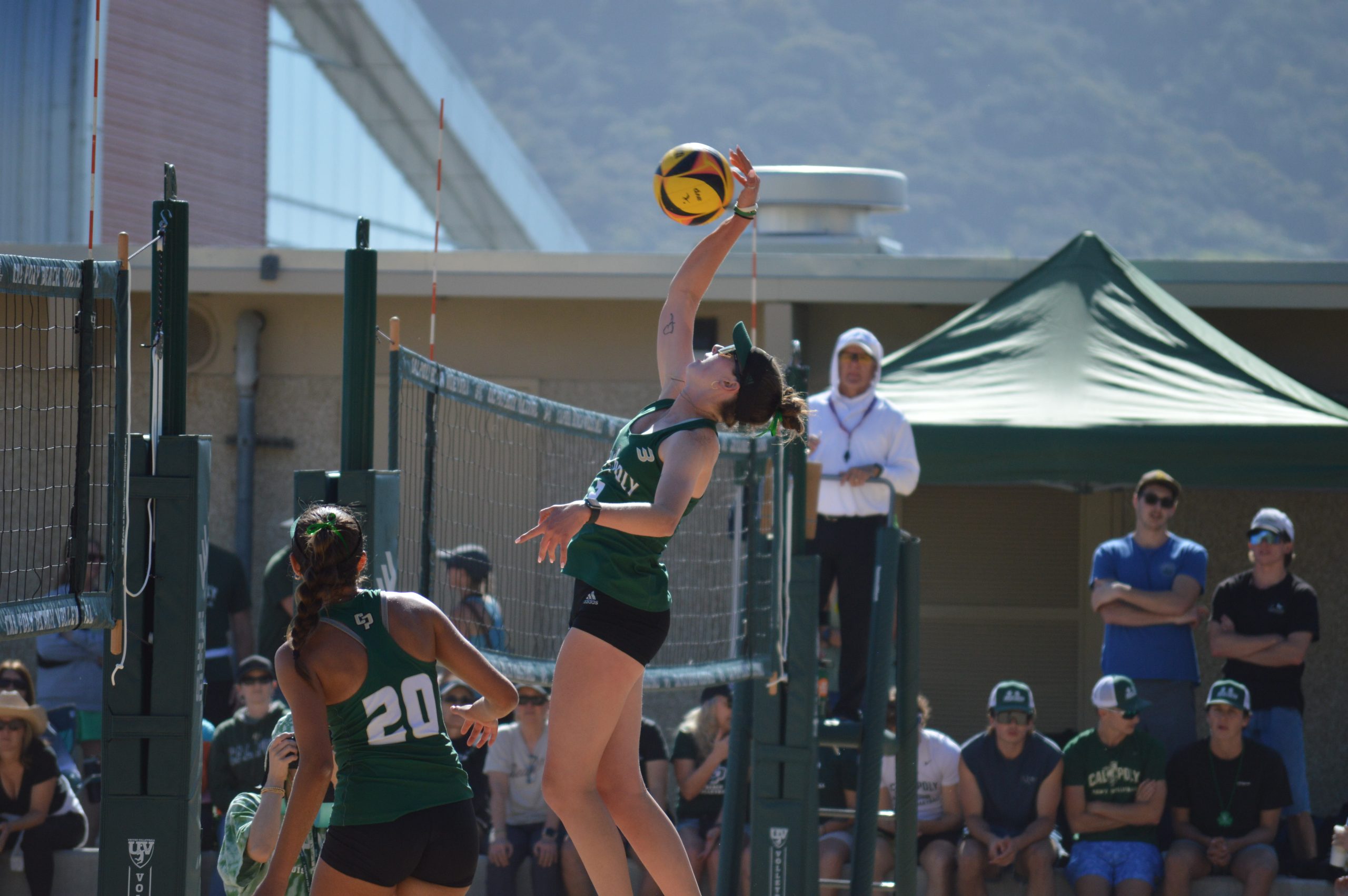 No. 5 Cal Poly Beach Volleyball swept in Final Four by No. 1 USC ...