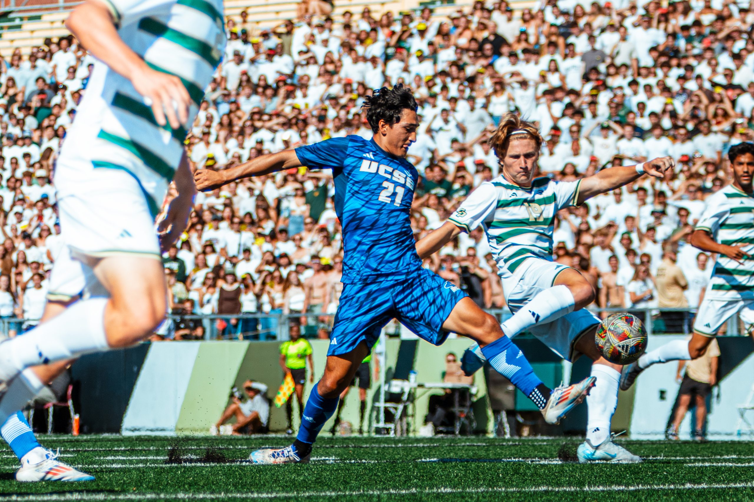 Cal Poly Men's Soccer finishes second installment of Blue-Green rivalry ...