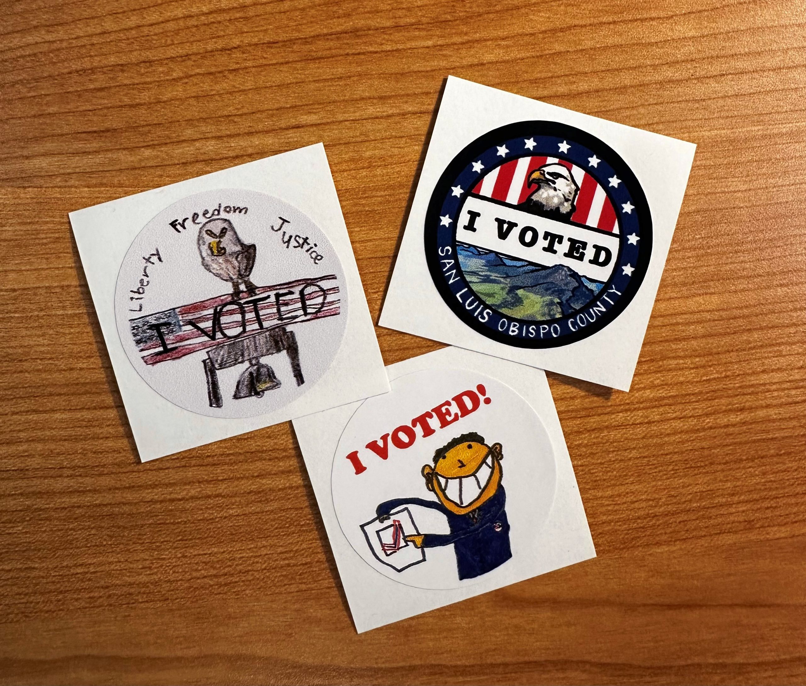 San Luis Obispo County announces first ever "I Voted" sticker contest ...