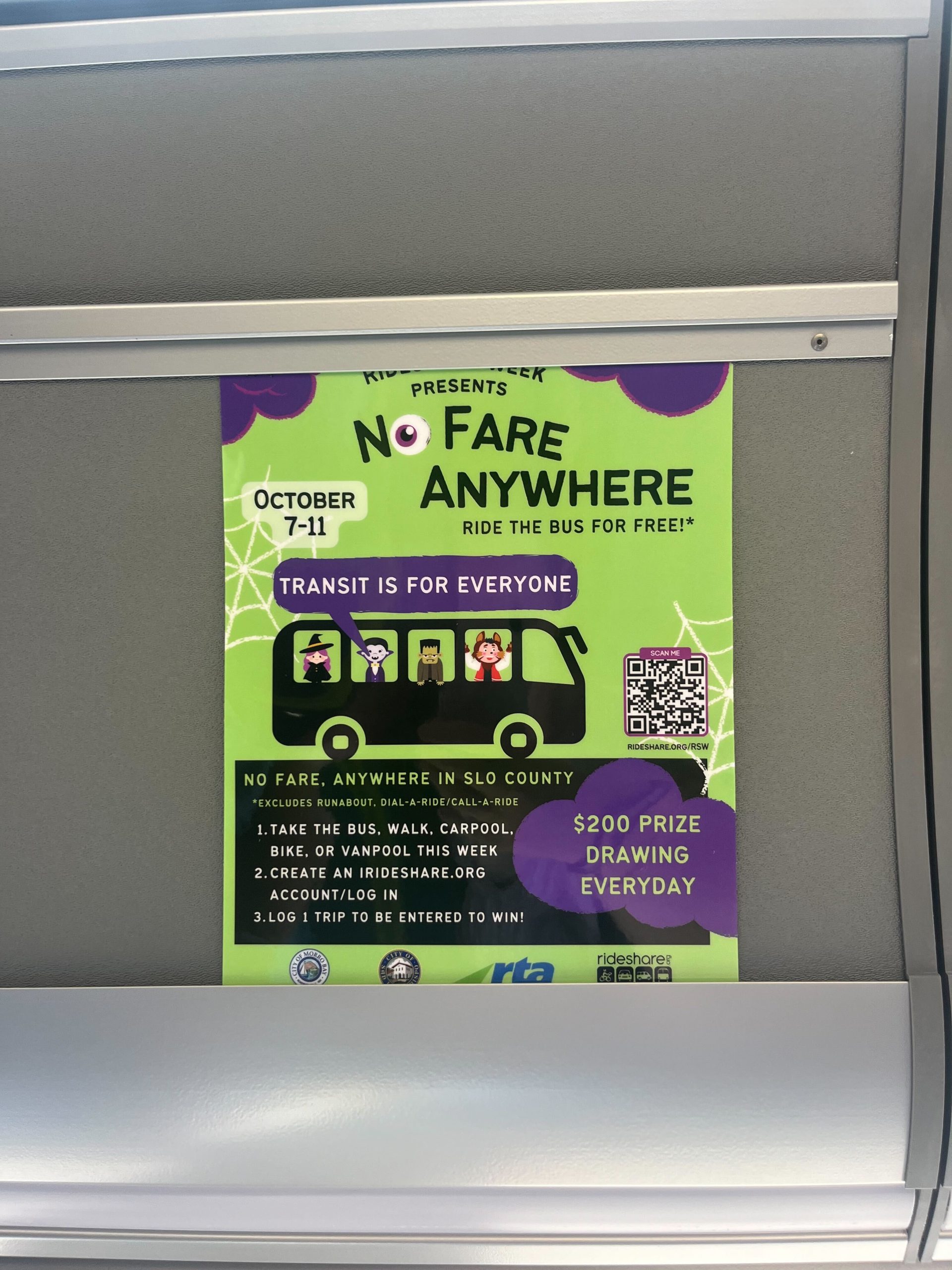 SLO County Rideshare Week offer free bus rides through Friday - Mustang ...