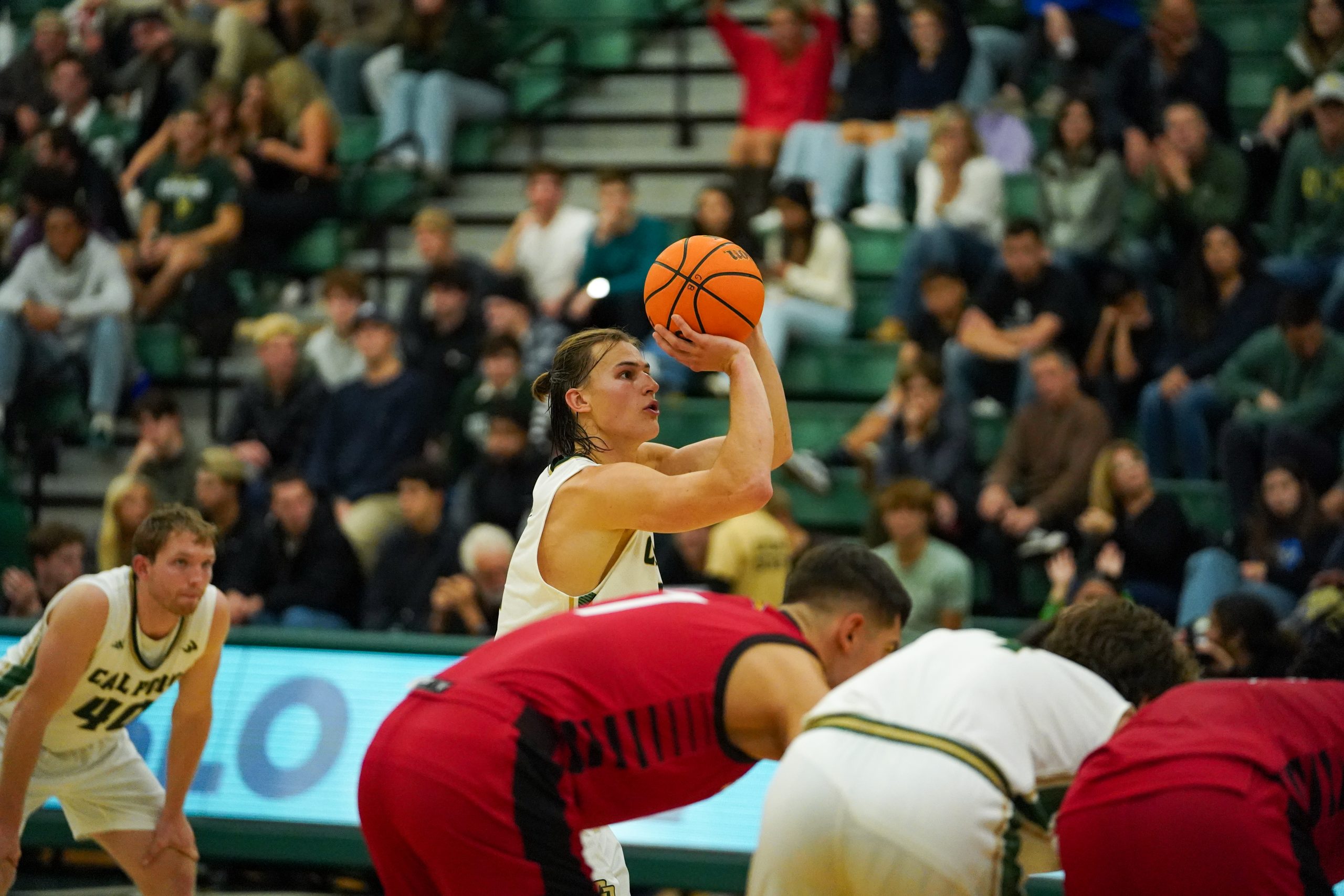 Cal Poly Men's Basketball survive late-game scare against Eastern ...