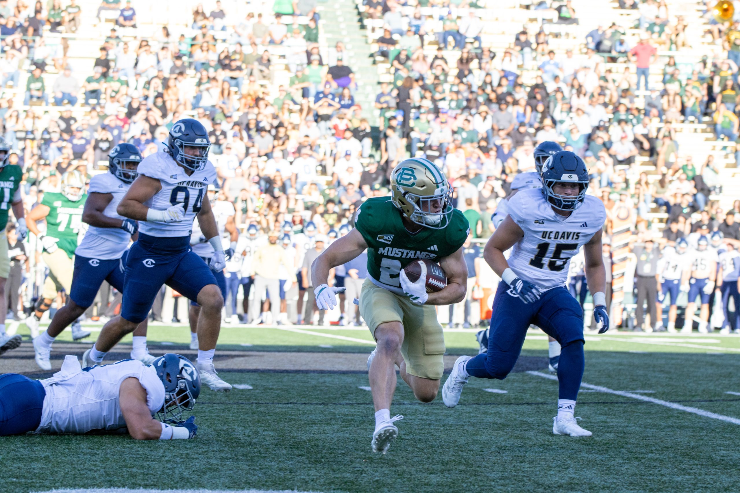 Cal Poly Football falls short of reclaiming Golden Horseshoe trophy in loss to UC Davis ...