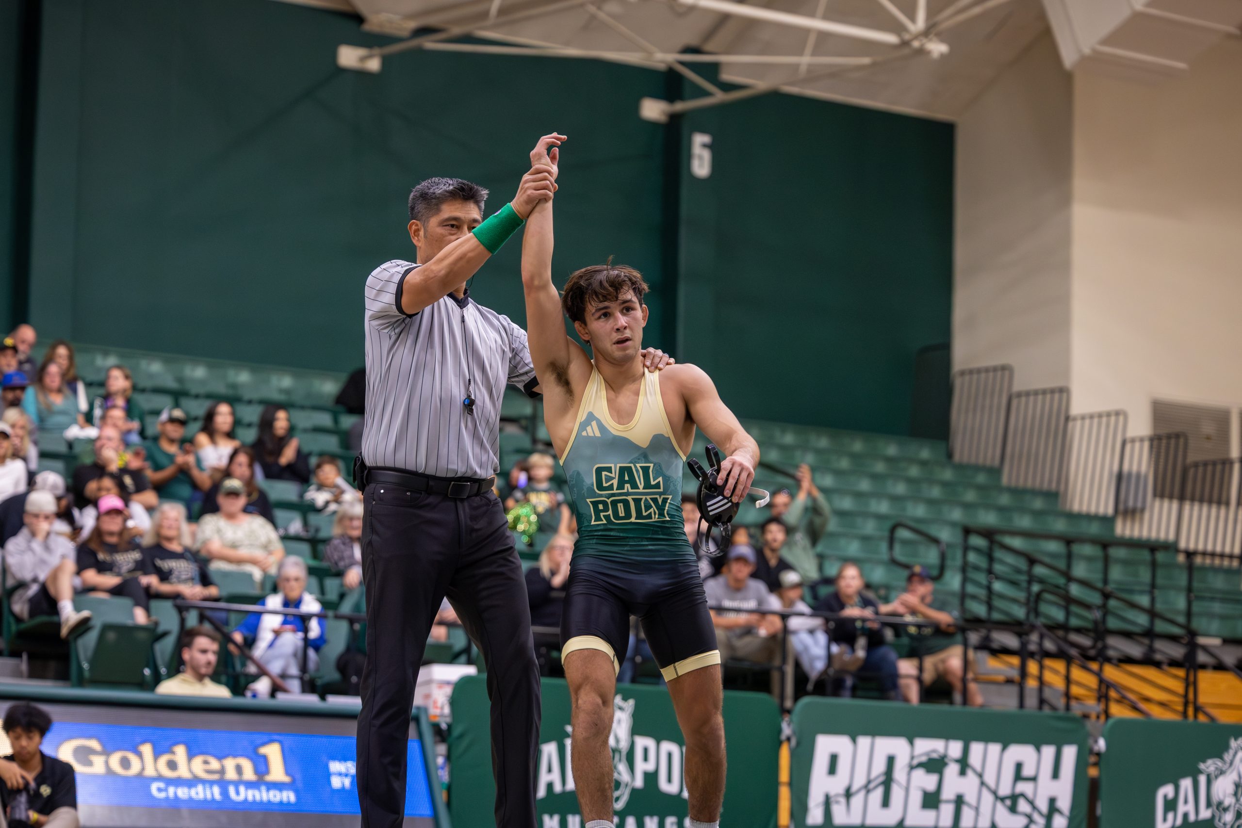 Cal Poly Wrestling captures four bouts in season opening loss to No. 24 ...